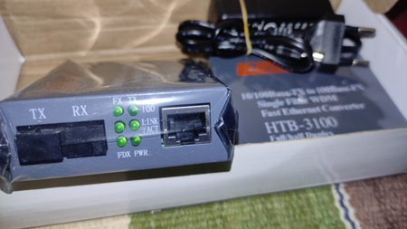 Convert opticani rj45 ga