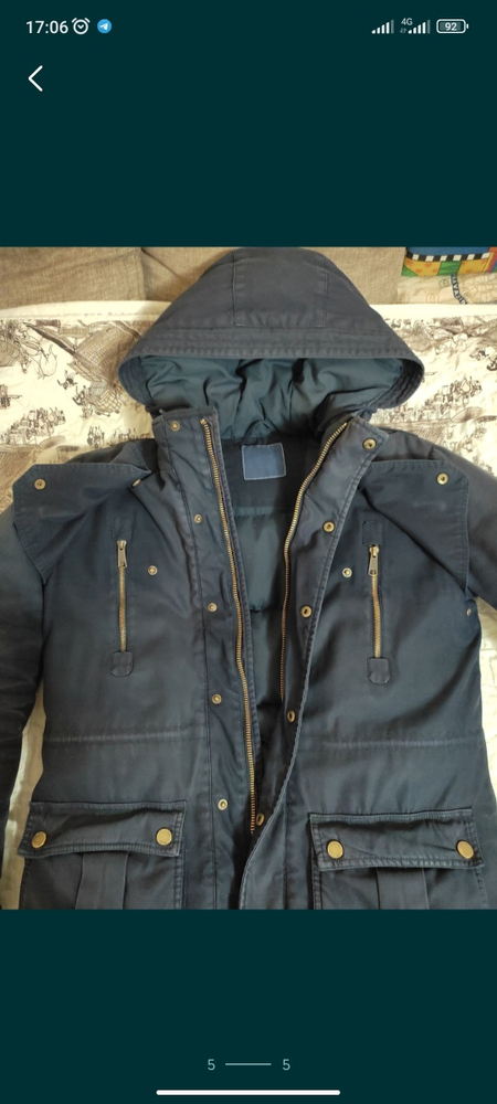 Мужской пуховик парка SELECTED JEANS