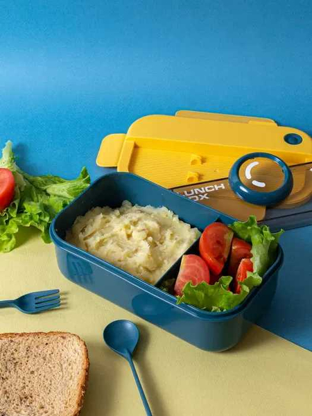 Lunch Box с ложкой и вилкой для школьников – ПОДАРКА ДОСТАВКА В 1 ДЕНЬ