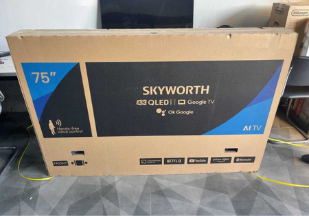 Телевизор Skyworth 75” 65” 55” 50” Smart Tv 4K Qled Доставка бесплатно