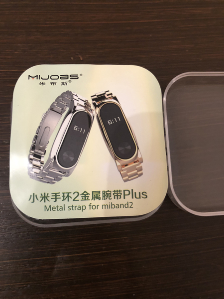 Металлический ремешок на Miband 2