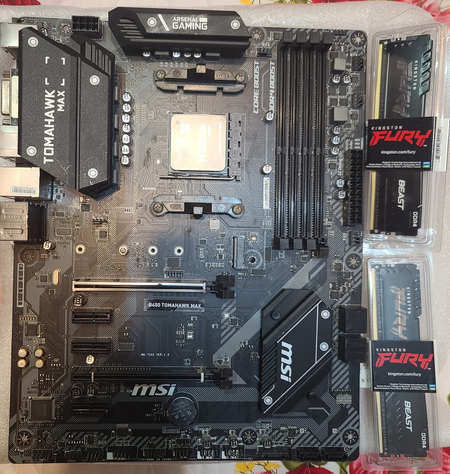 Msi B450 Tomahawk Max в Комплекте