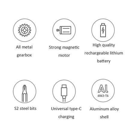 Електрическая отвертка Xiaomi Mijia 24 в 1 Набор прецизионных отверток