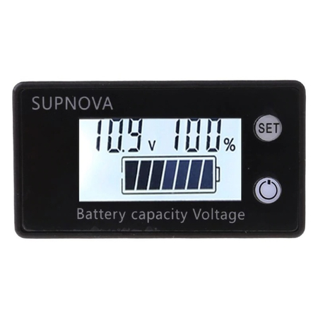 Индикатор емкости аккумулятора 12v, 24v, 48v, 72v