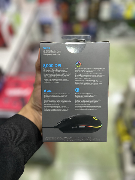 Логитеч G203 logitech оригинальная мышь
