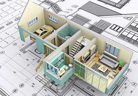 Проектирование - чертежей, 2D-3D планировка дома AutoCAD AvtoCAD