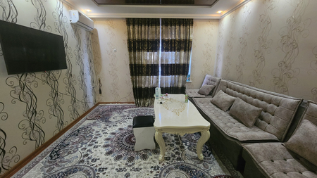 2 хонали квартира 1-этаж 62 квадрат янги  курилган дом