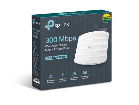 Потолочная точка доступа TP-Link Omada EAP110/300Mbps V4.0