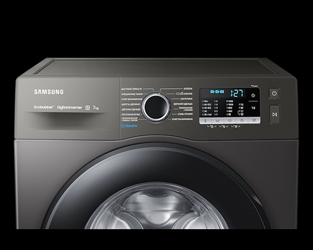 (7кг) Samsung Стиральная машина ECOBABBLE Inverter +Функция пара Steam