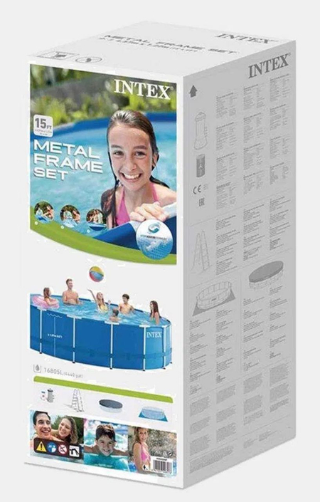 Бассейн intex 122х4.57см