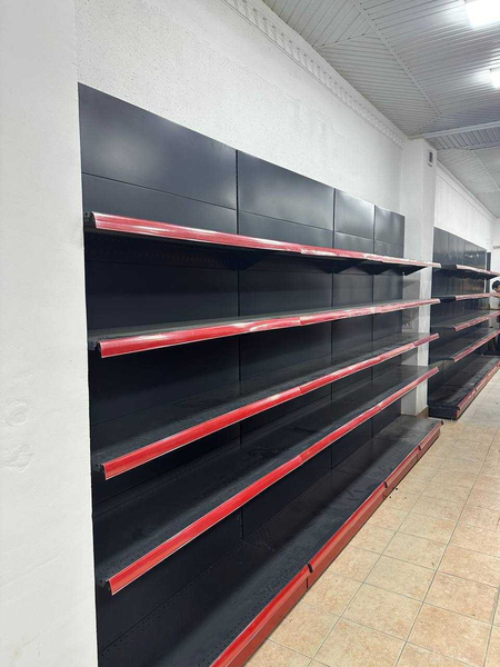 Продуктовый стеллаж торговый стеллаж. стеллаж для магазина витрина