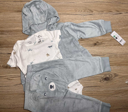 Махровая тройка carters  на годик