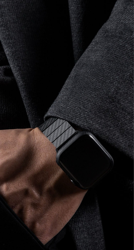Pitaka Remeshok Ремешок Pitaka Apple Watch Band, для часов из карбона