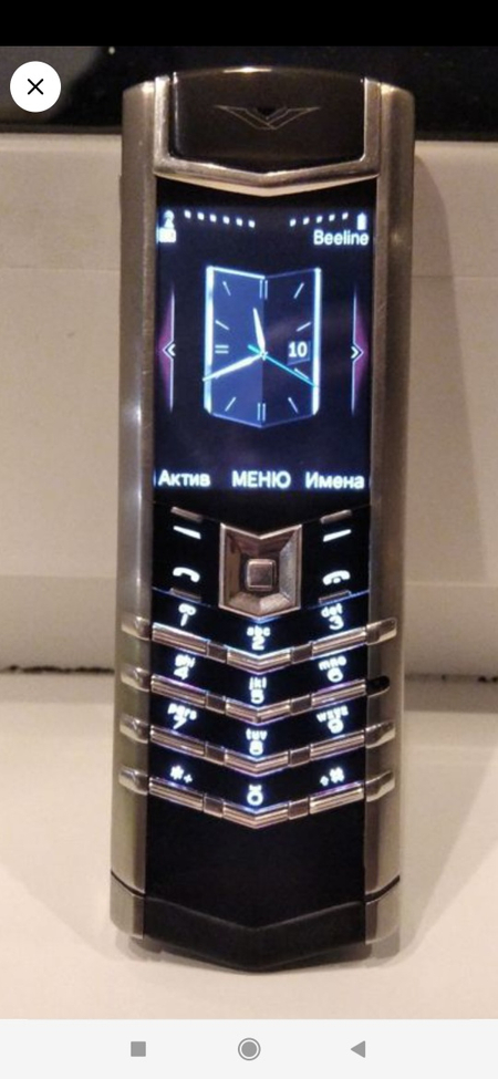 Срочно продам телефон vertu signature