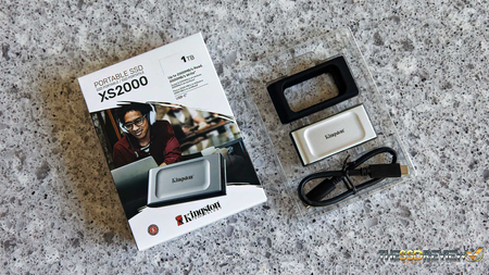 Внешний 1TB Kingston XS2000  Type C. Новый. В коробке