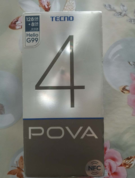 Tecno Pova 4. 8+5/128 karobka dakument.