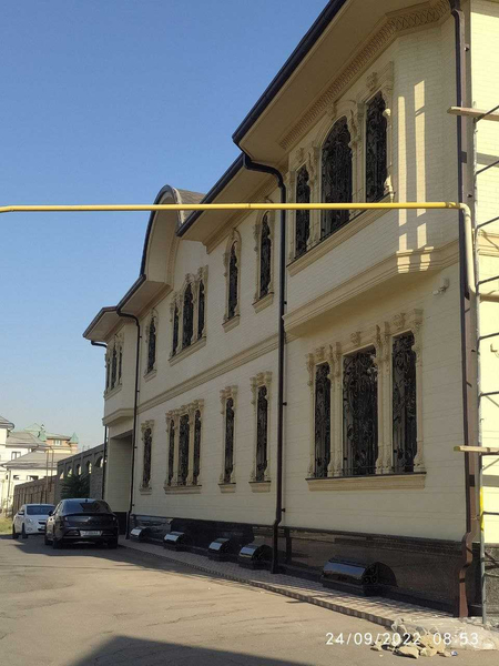 Travertin 6$-dan Yangi Dizaynlarda Fasad Ishlari
