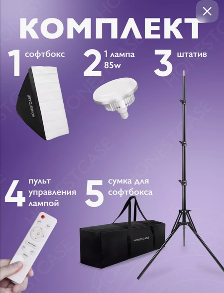 Студийный свет софтбокс | Softbox | Прожектор | Godox | Amaran