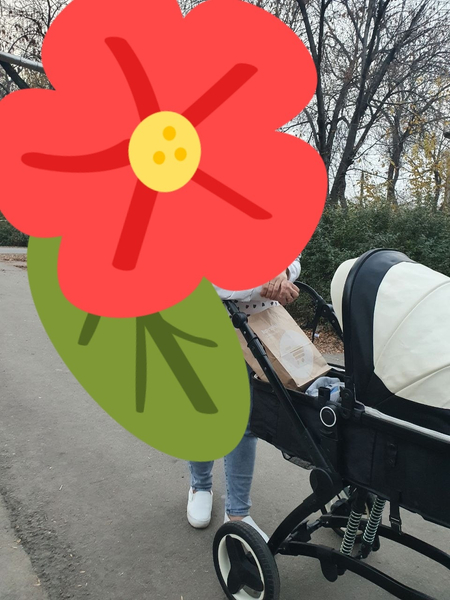 Детская коляска в хорошем состоянии