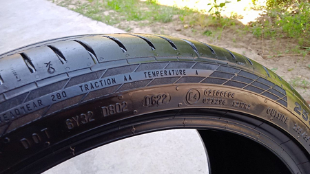 255 35 R19 Kontenental 2 ta