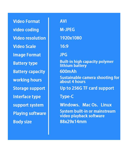 Цифровая камера FHD 1080P. Видеорегистратор ночного видения. 2023г