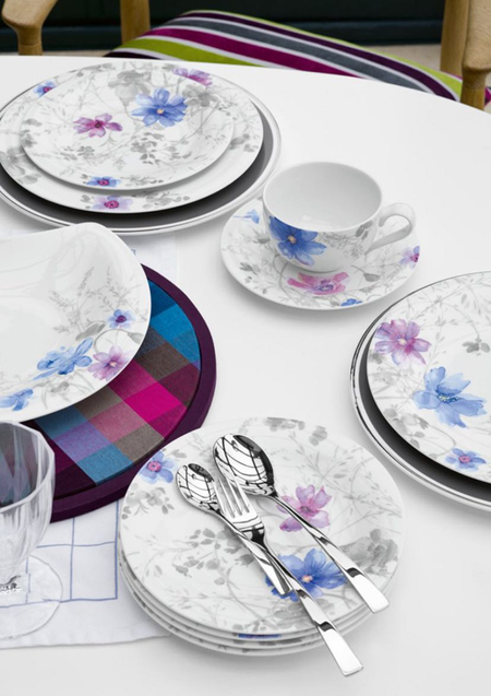 Набор чайных чашек Villeroy & Boch MARIEFLEUR GRIS BASIC (6 шт.)