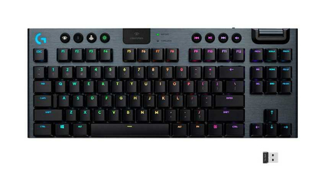 Клавиатура Logitech G915 TKL Carbon US International Clicky