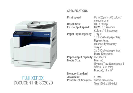 Цветной МФУ Xerox DocuCentre SC2020, формат А3, форма оплата любая