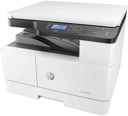 Принтер МФУ лазерное HP LaserJet M438n, ч/б, A3