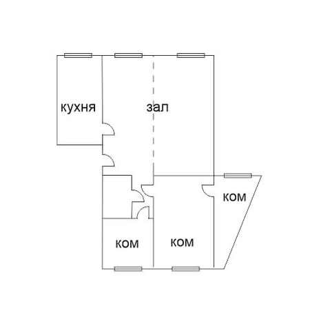 Ц-12 Камолон Ош 3/2/9 110 кв.м