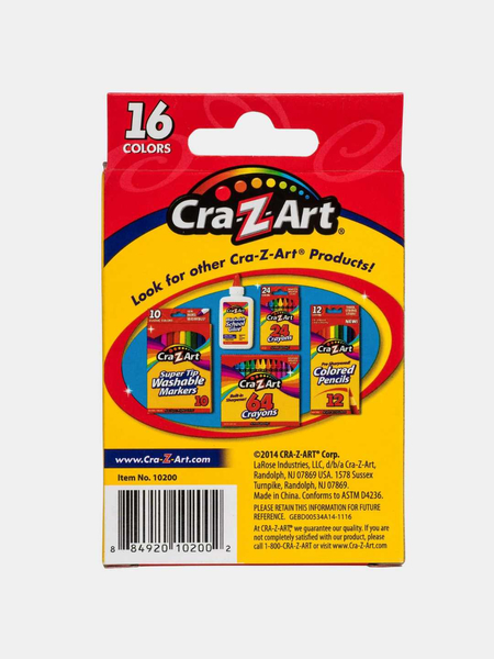 Графитовый мелки CRA-Z-ART для детей, 16 шт