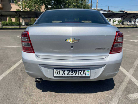 Chevrolet Cobalt, 2014г, серебристный металлик