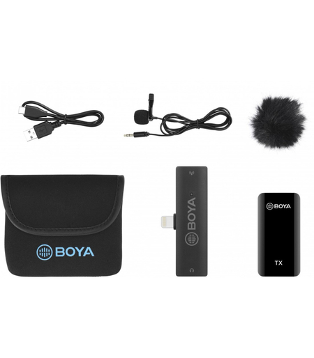 BOYA BY-XM6-S3 профессиональный беспроводной микрофон для iPhone