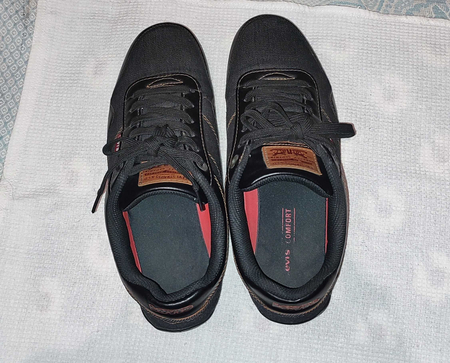 Кроссовки Levi's (Левайс) джинс и кожа Р-41