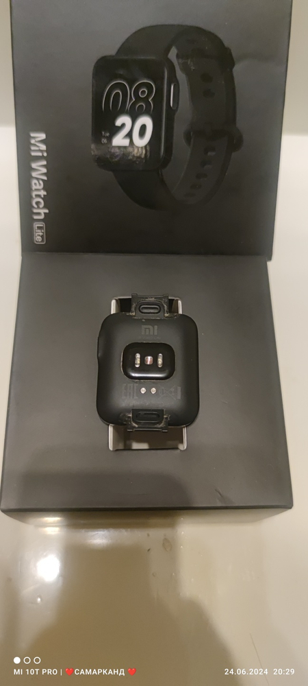 Mi watch lite black смарт часы
