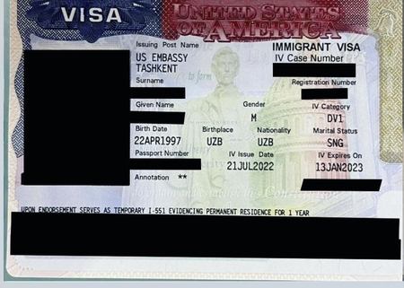 Green Card da ro’yxatdan o’tishga shoshiling!