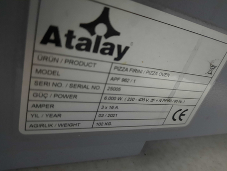 Pitsa pishiredigon pech Atalay