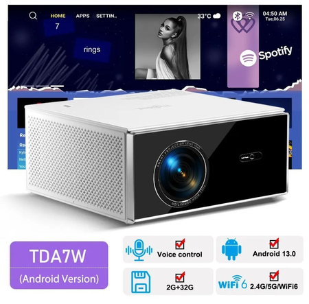 Проектор TDA7W  андроид