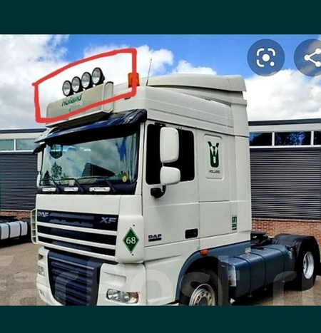 Продаётся дуга с фарами для фуры DAF