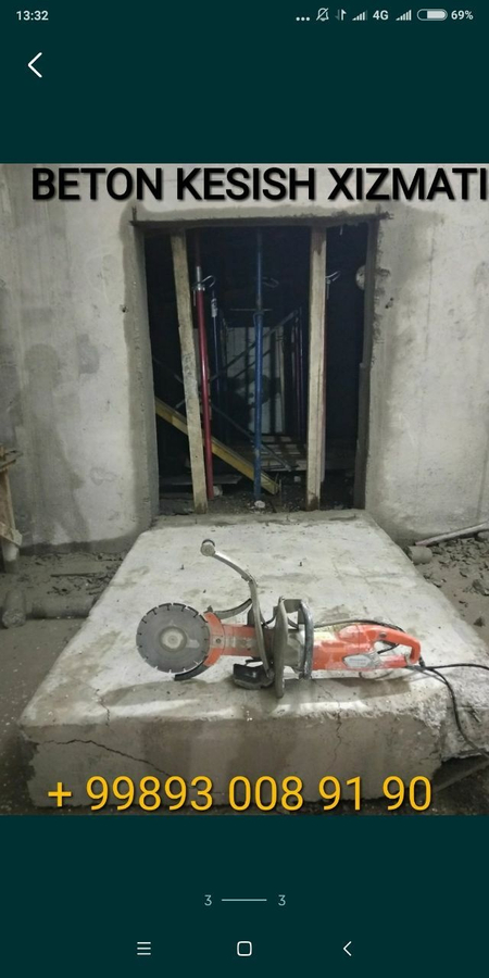 Beton teshish xizmati