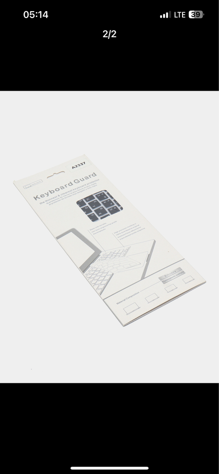 Klaviatura MacBook uchun nakladka Rus/Eng
