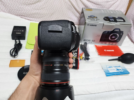 Canon 5d mark3 24-105 Kit
Body 5d mark3 
Xolati ajoyib
Karopka takumen