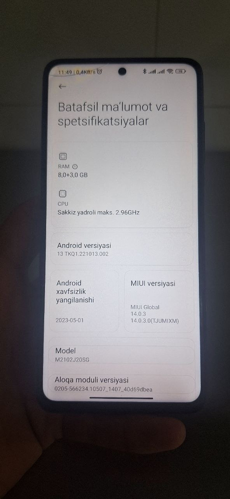 Poco X3 pro 8/256
