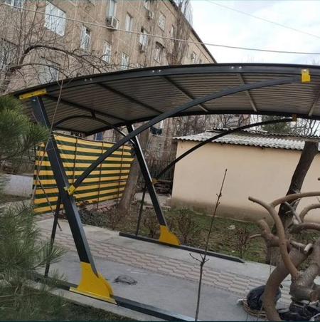 Avto Naves Darvoza Naves Reshyotka.  Авто навесы Ворота Навесы Решётки