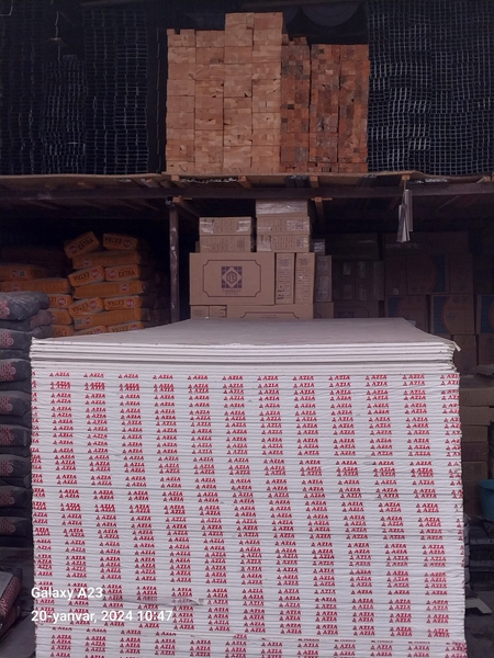 Sifatli gipsakartonlar bizda optim