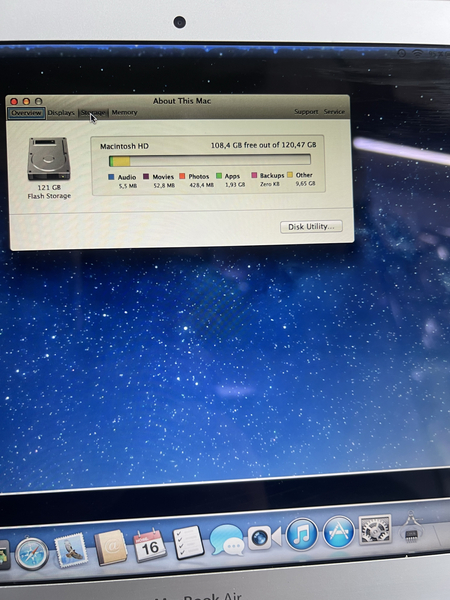 Macbook Air Intel Core i5 SSD 128 ОЗУ 4 xolati ideal