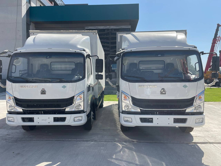 газлик  (метан) автофургон шторний SINOTRUK HOMAN H3 4x2 CNG
6-8 тон,