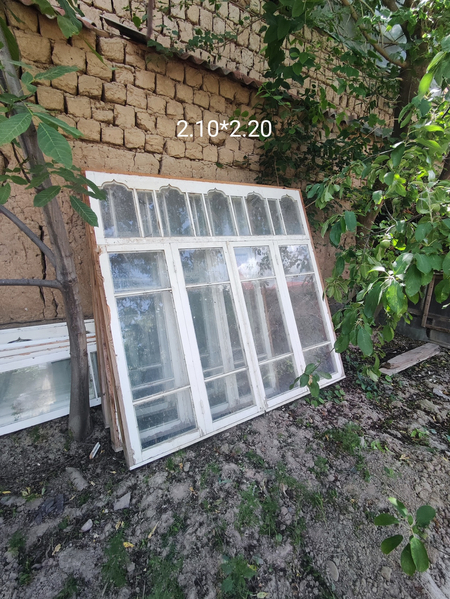 Окна и двери деревянные б/у