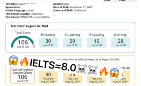 TOEFL & Duolingo & GRE Service