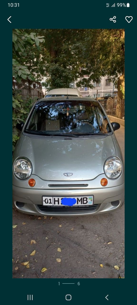 Matiz v xoroshem sostoyanii.